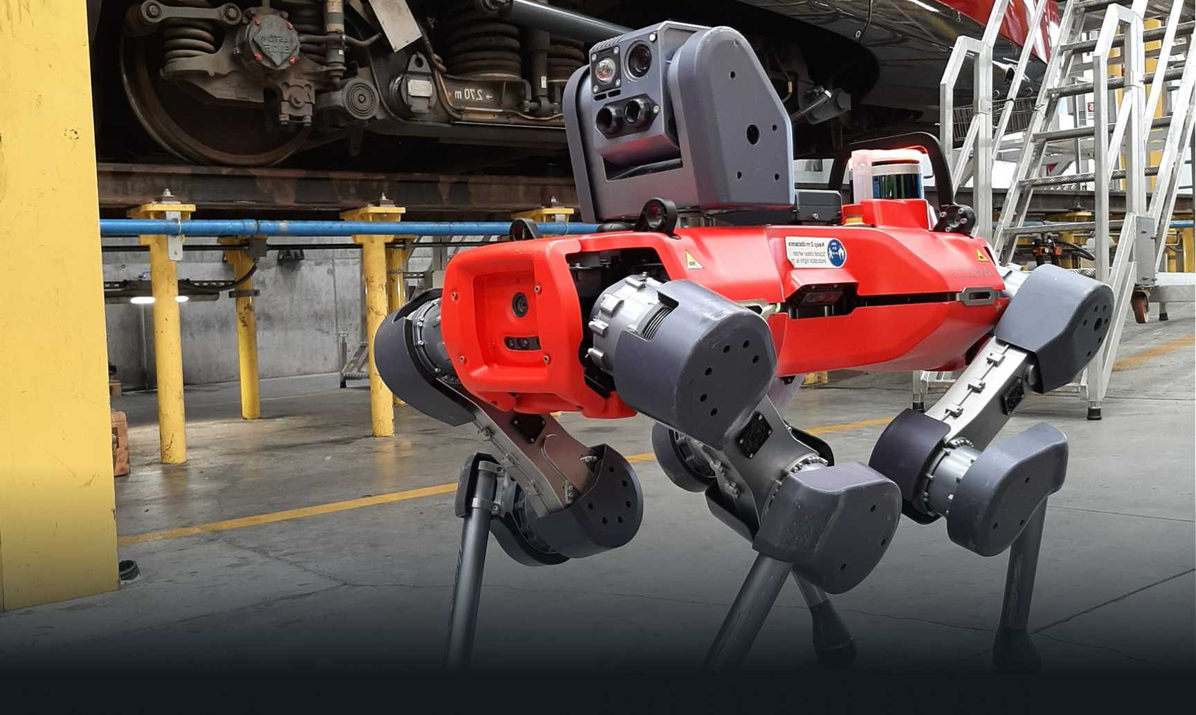 Robotic inspection for railway and transportation